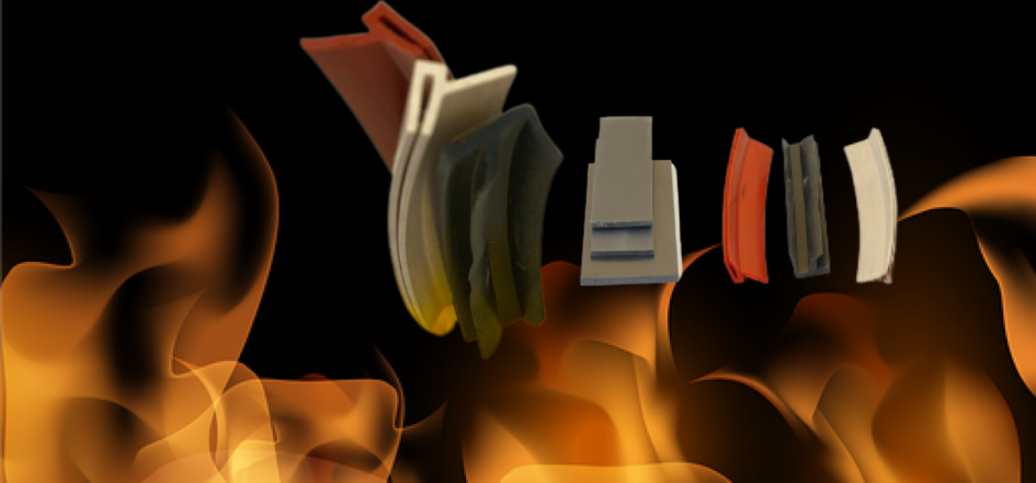 Fire Retardant Rubber Seal for Fire & Smoke Dampers